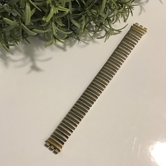 Swatch | Accessories | 525 Swatch Watch Gold And Silver Band | Poshmark